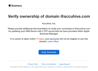 Apple Business Manager and Verifying Managed Apple ID Domains | The ...